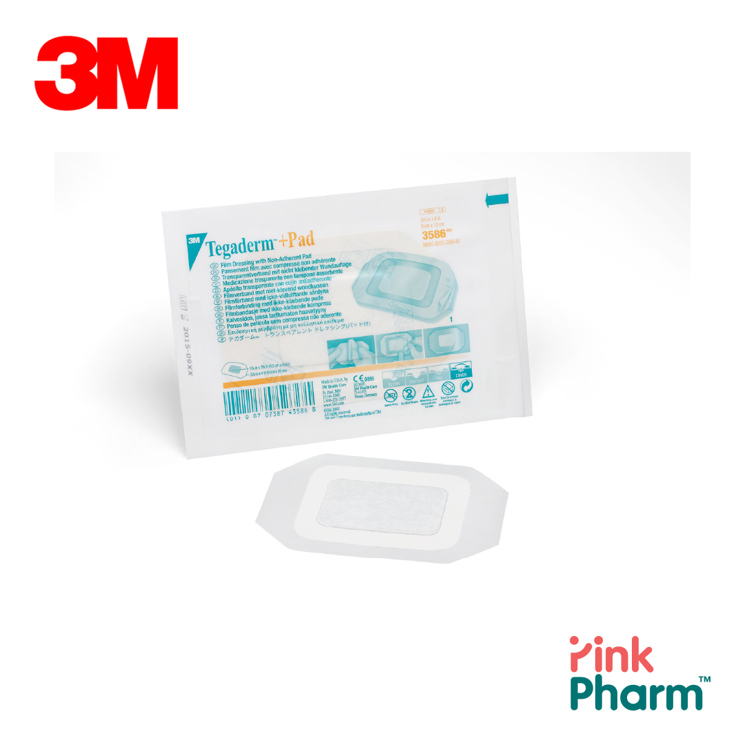 3M 3586 Tegaderm + Pad Transparent Dressing 9cmx10cm -Quality Products ...