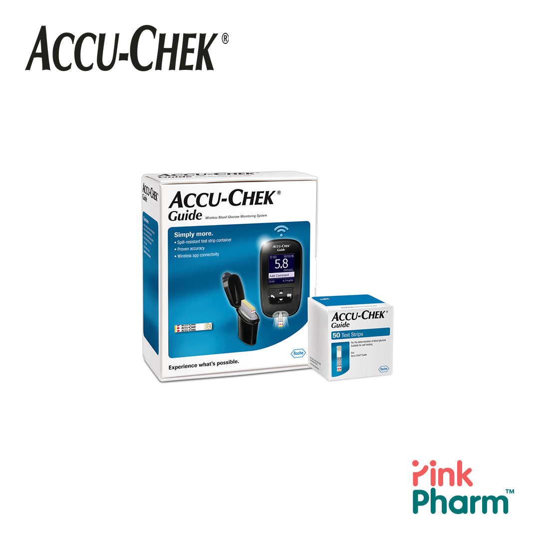 Accu-Chek Guide Meter (mmol) +50S — PinkPharm