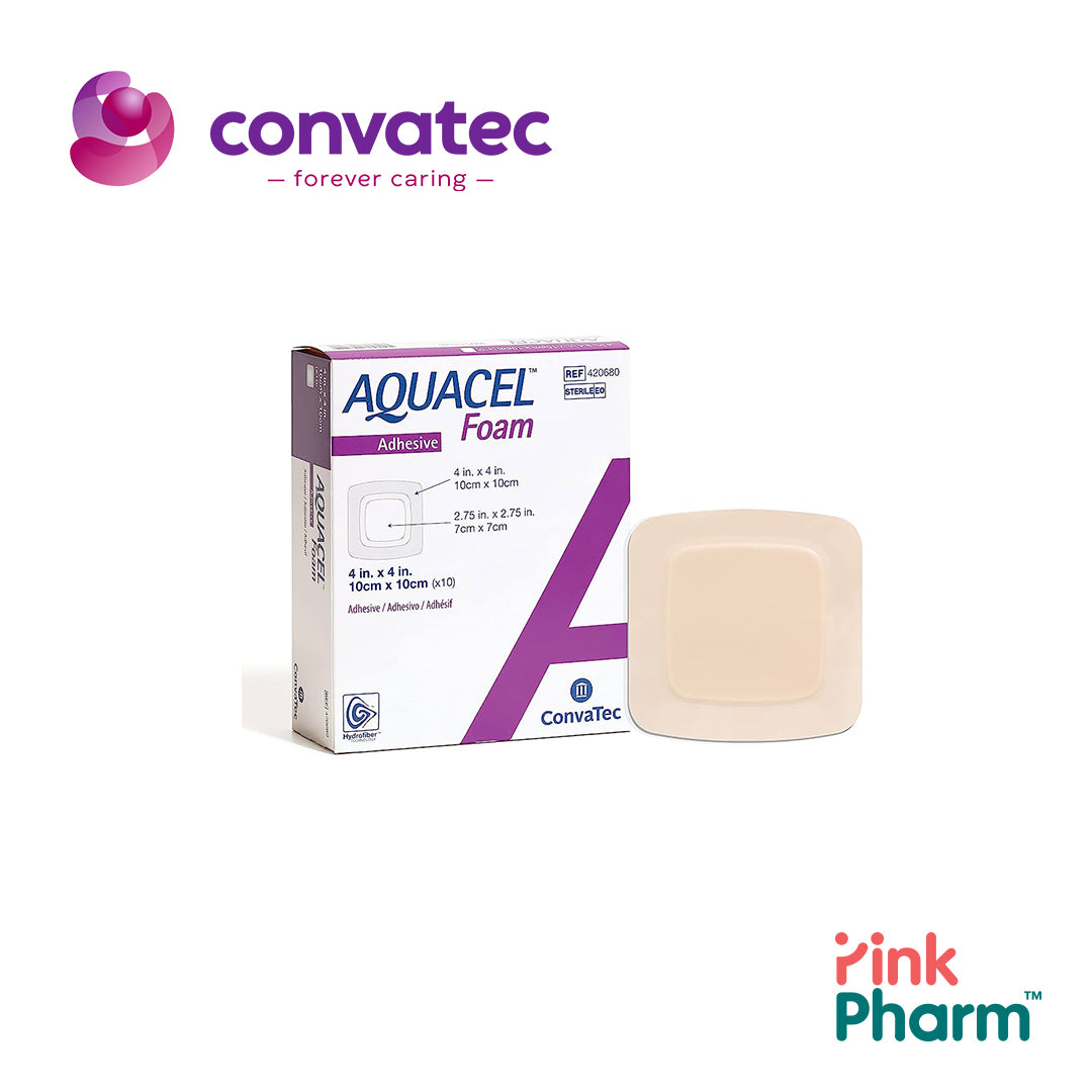 Convatec Aquacel Foam Dressing 10cm x 10cm-Quality Effective Dressings ...