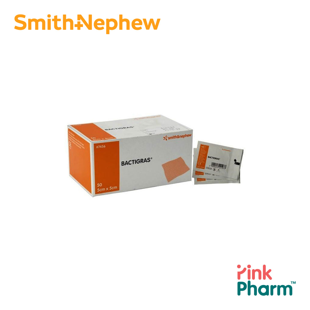 Bactigras 5cm x 5cm (Box of 50s) — PinkPharm