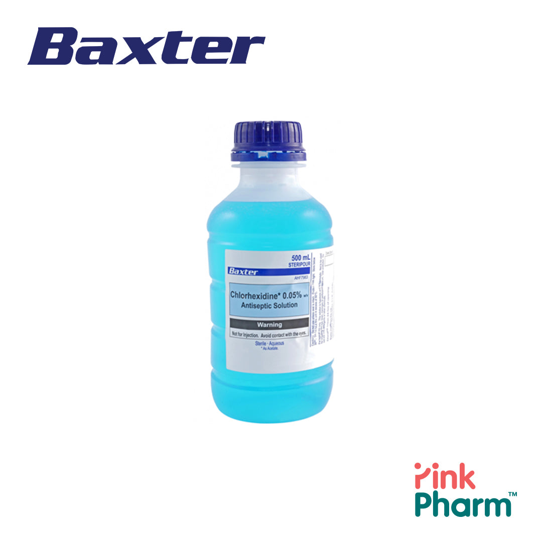 Baxter Chlorhexidine 0.05% Antiseptic Solution - Quality Products ...