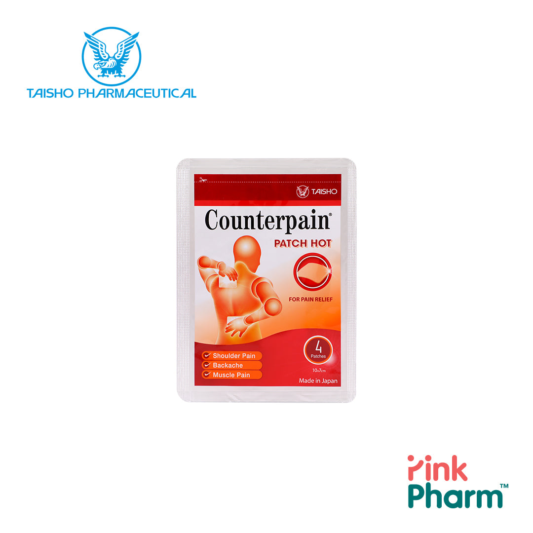 COUNTERPAIN Hot Patch (For Pain Relief) 4s — PinkPharm