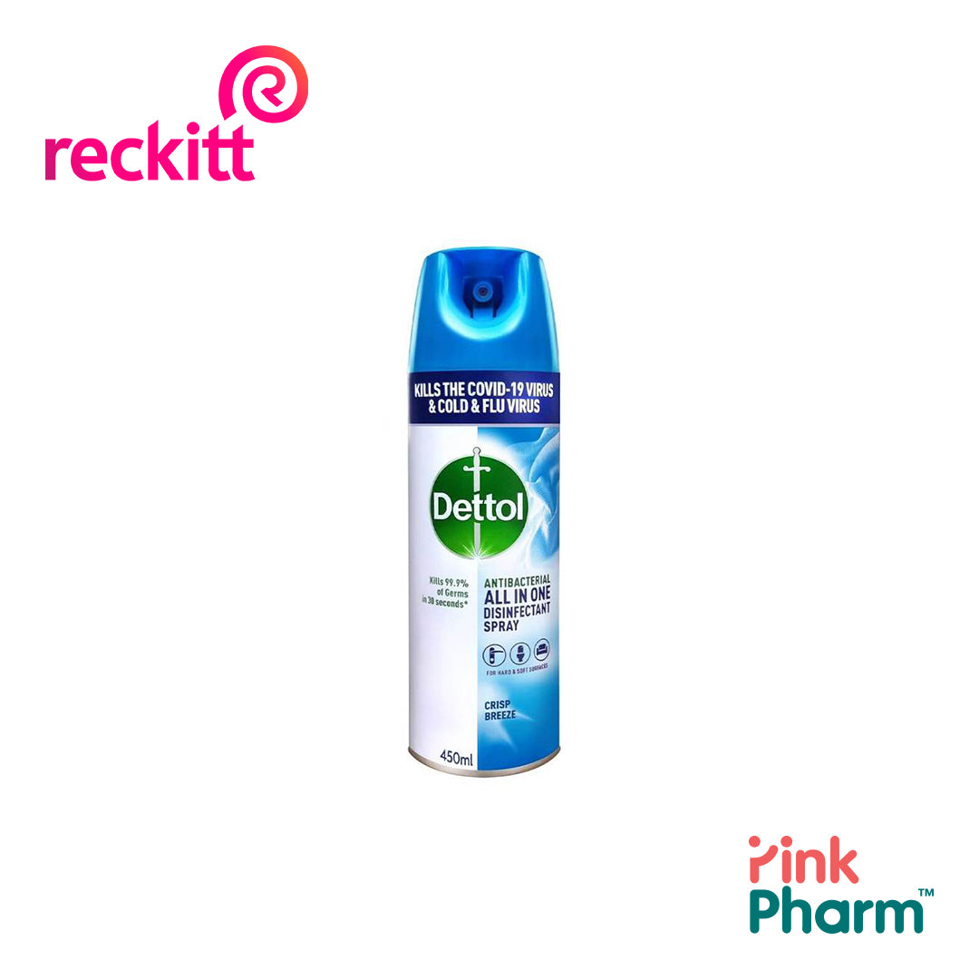 Dettol Disinfectant Spray 450ml — PinkPharm