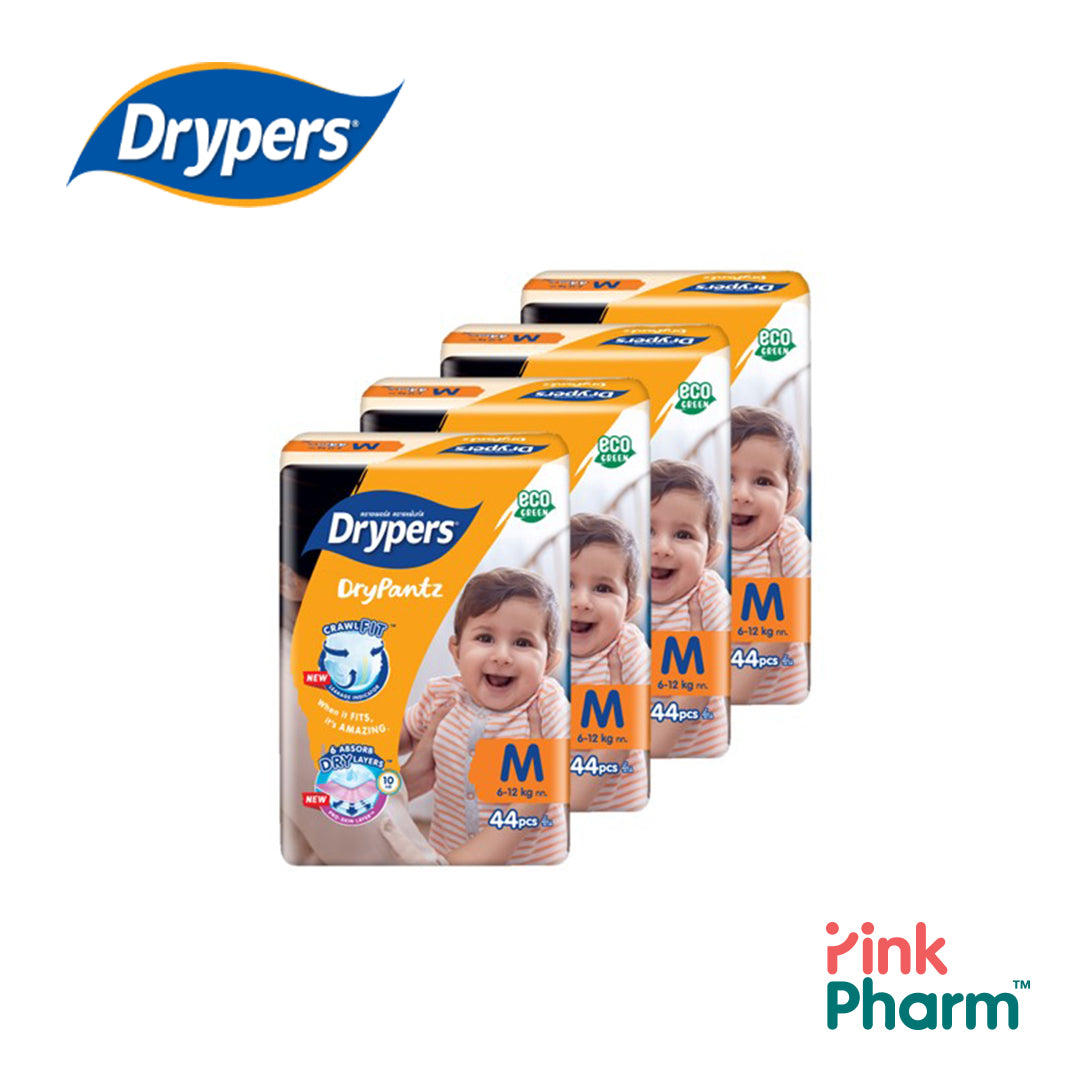 Drypers Drypantz M (4x44s) - Singapore Quality Baby Products — PinkPharm