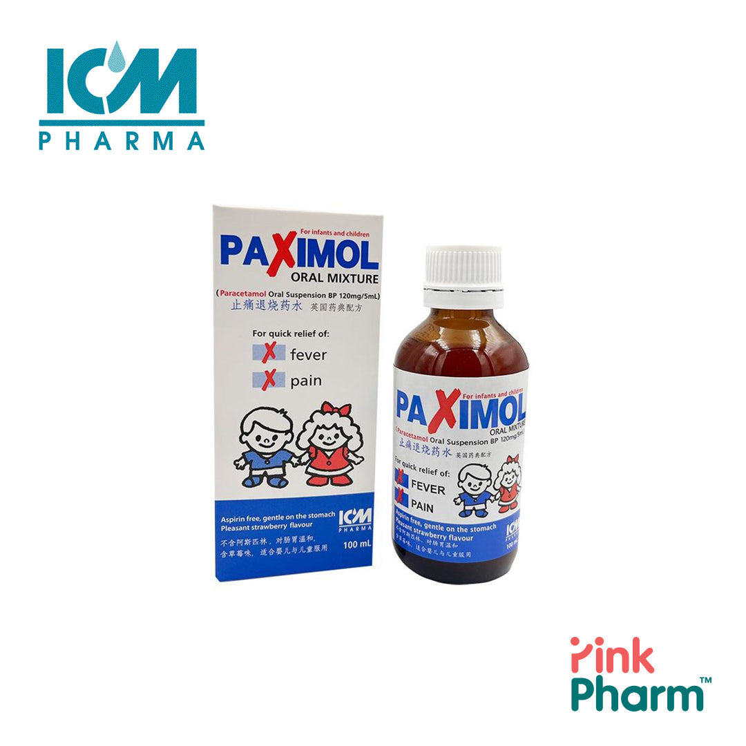 Paximol 120mg/5ml Oral Mixture 100ml — PinkPharm